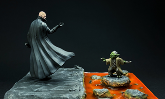 Fiery Confrontation - Rogue Brush